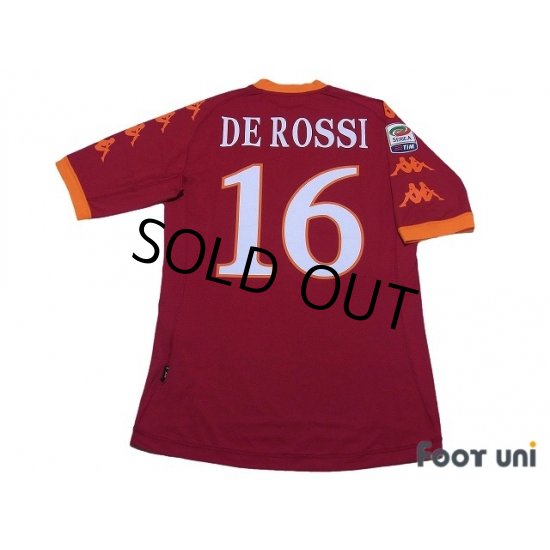 AS Roma 2010-2011 Home Shirt #16 De Rossi - Online Store From Footuni Japan