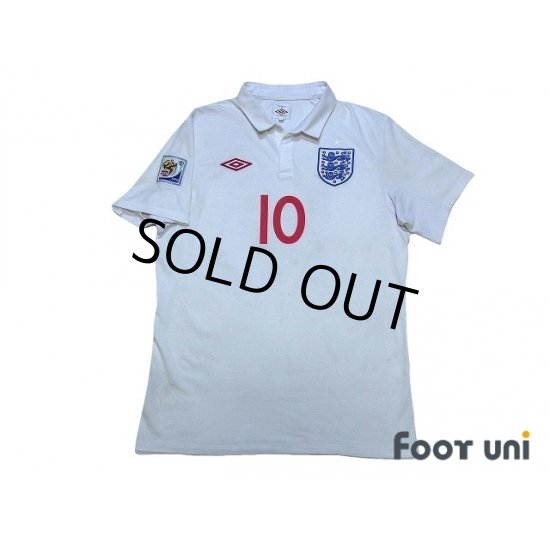 England 2010 Home Shirt #10 Rooney - Online Store From Footuni Japan