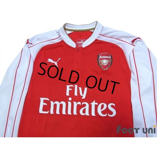 Arsenal 2015-2016 Home Long Sleeve Shirt #24 Bellerin - Online Store ...