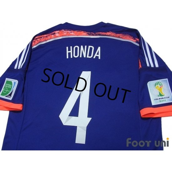 Japan 2014 Home Shirt #4 Honda - Online Store From Footuni Japan