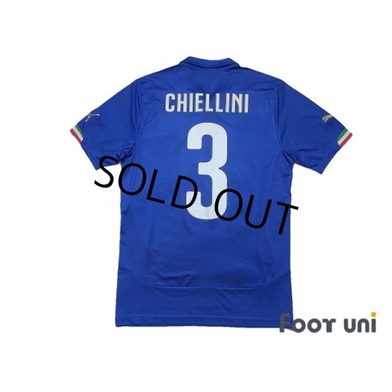 Italy 2014 Home Shirt #3 Chiellini - Online Store From Footuni Japan