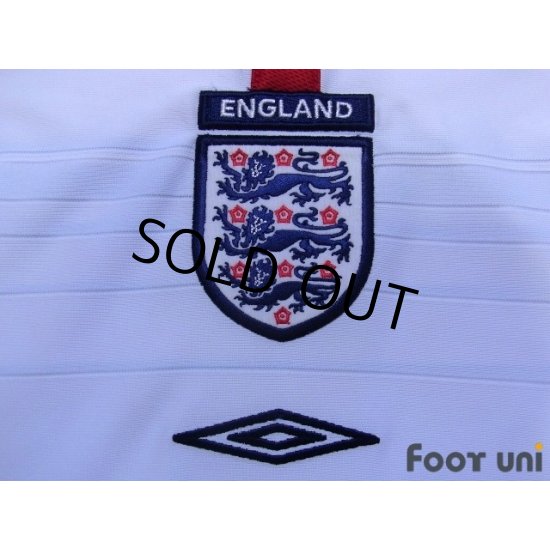 England Euro 2004 Home Long Sleeve Shirt #7 Beckham - Online Store From ...