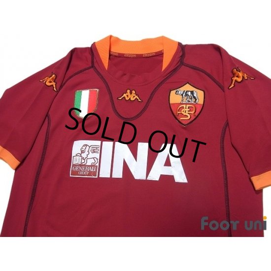 AS Roma 2001-2002 Home Shirt - Online Store From Footuni Japan