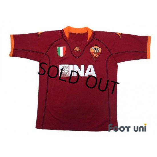AS Roma 2001-2002 Home Shirt - Online Store From Footuni Japan