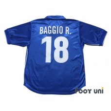 Italy 1998 Home Shirt #18 Roberto Baggio - Online Store From Footuni Japan