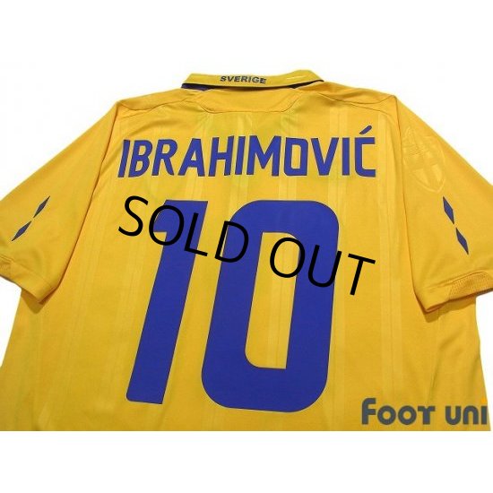 Sweden 2009-2010 Home Shirt #10 Ibrahimovic - Online Store From Footuni ...
