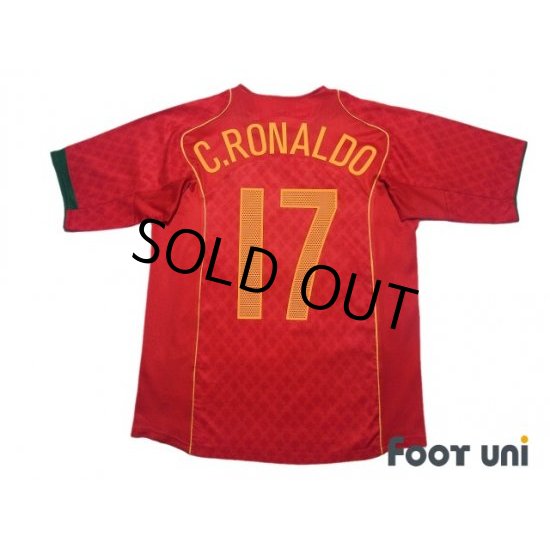 Portugal Euro 2004 Home Shirt #17 Cristiano Ronaldo - Online Shop From ...