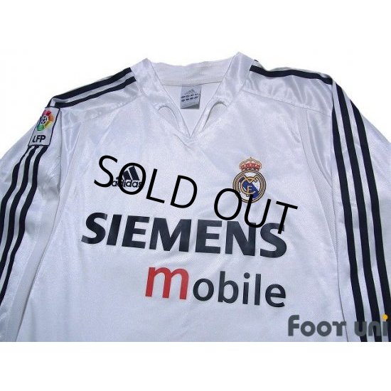 Real Madrid 2004-2005 Home Long Sleeve Shirt - Online Shop From Footuni ...