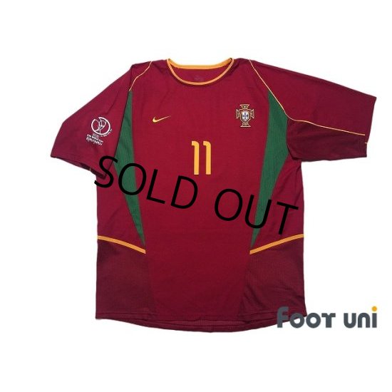 Portugal National Football Team 2002 Home Shirt #11 Sergio Conceicao ...