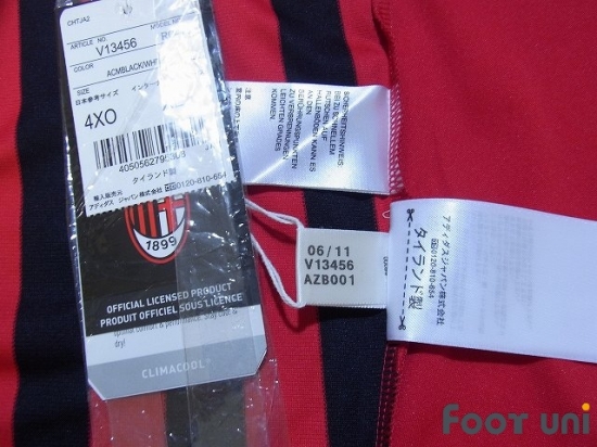 AC Milan 2011-2012 Home Long Sleeve Shirt #9 Inzaghi AC Milan 2011-2012 Home Long Sleeve Shirt #9 Inzaghi